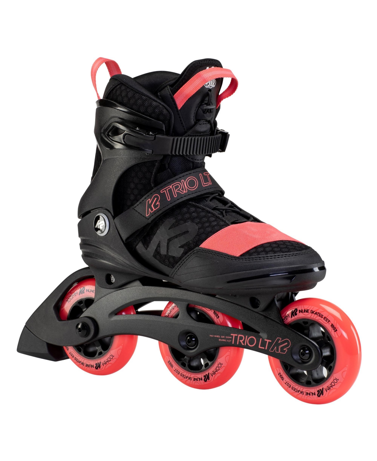 Click here for K2 Trio Lt 100 Womens Urban Inline Skates - Black/... prices