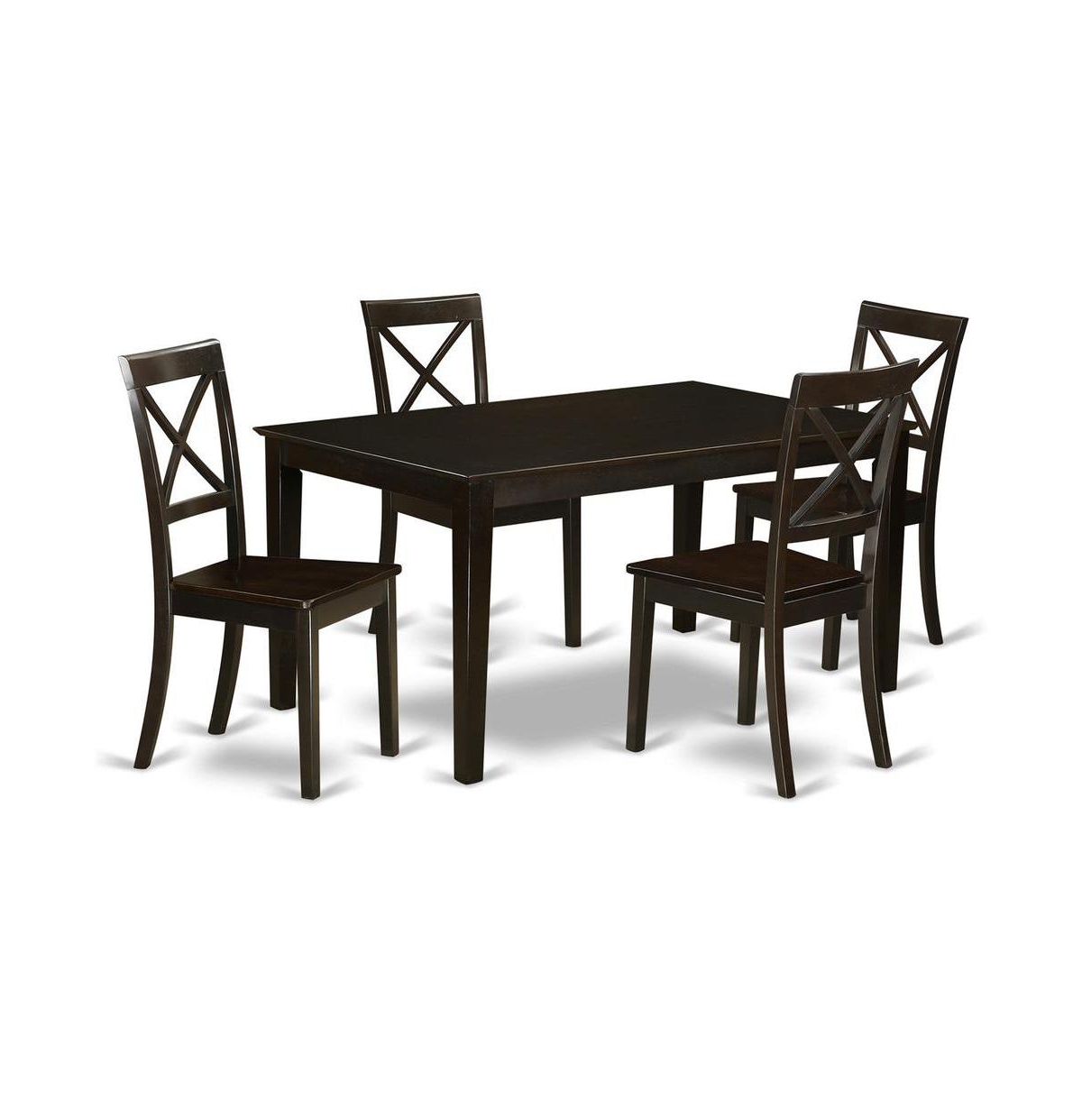 Click here for East West Furniture 5 Pc Dining room set - Dinette... prices