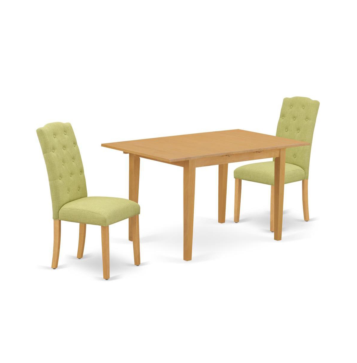 Click here for East West Furniture Dining Room Set Oak - Oak prices
