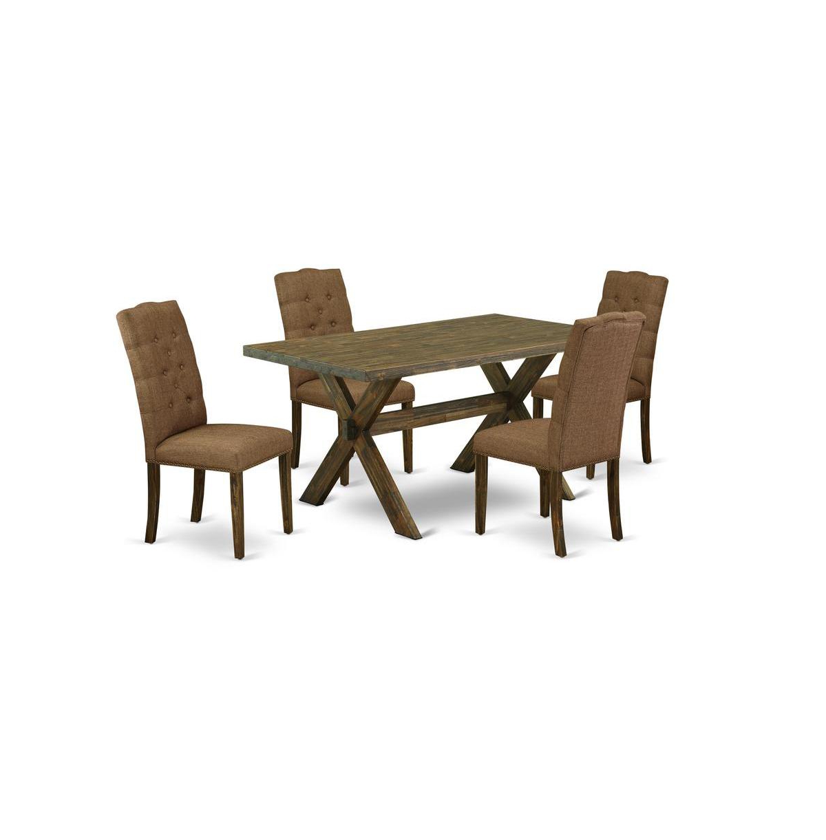 Click here for East West Furniture 5-Piece Dining room Table Set... prices
