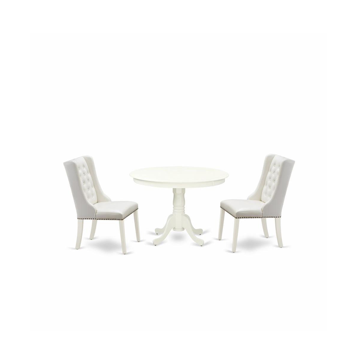 Click here for East West Furniture 3-Pc Kitchen Table Set Include... prices