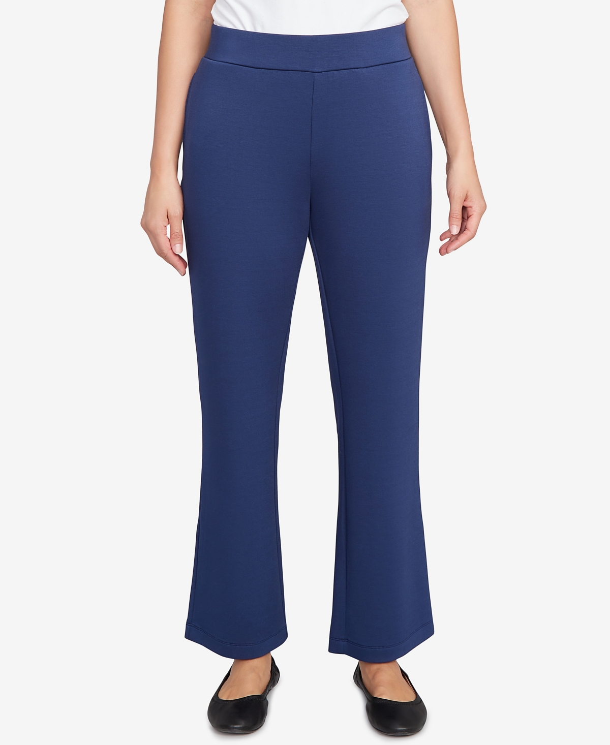 Click here for Ruby Rd. Petite Scuba Pull On Pants - Deep Blue prices