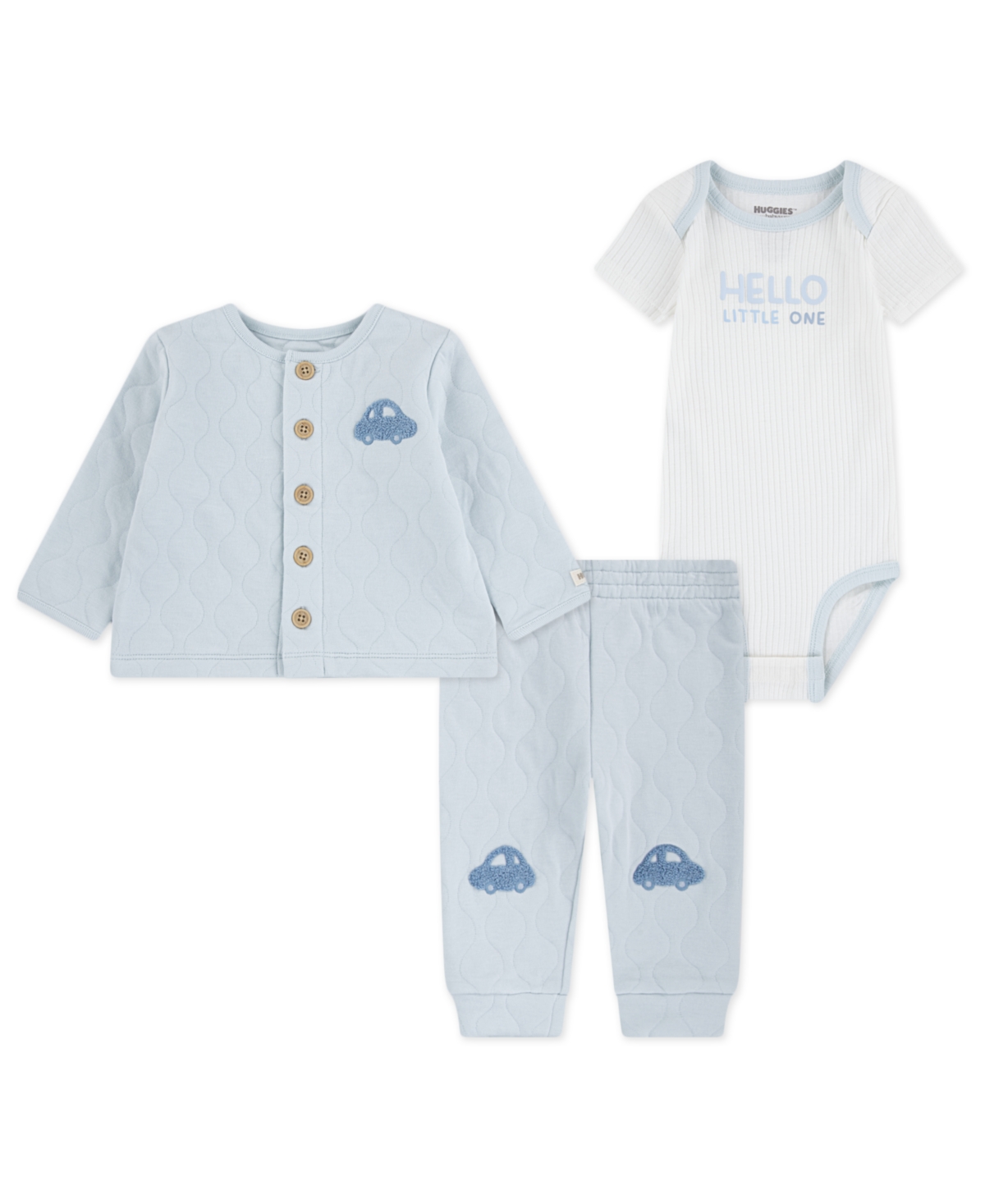 Click here for Huggies Baby Boy Short Sleeve Bodysuit  Cardigan a... prices