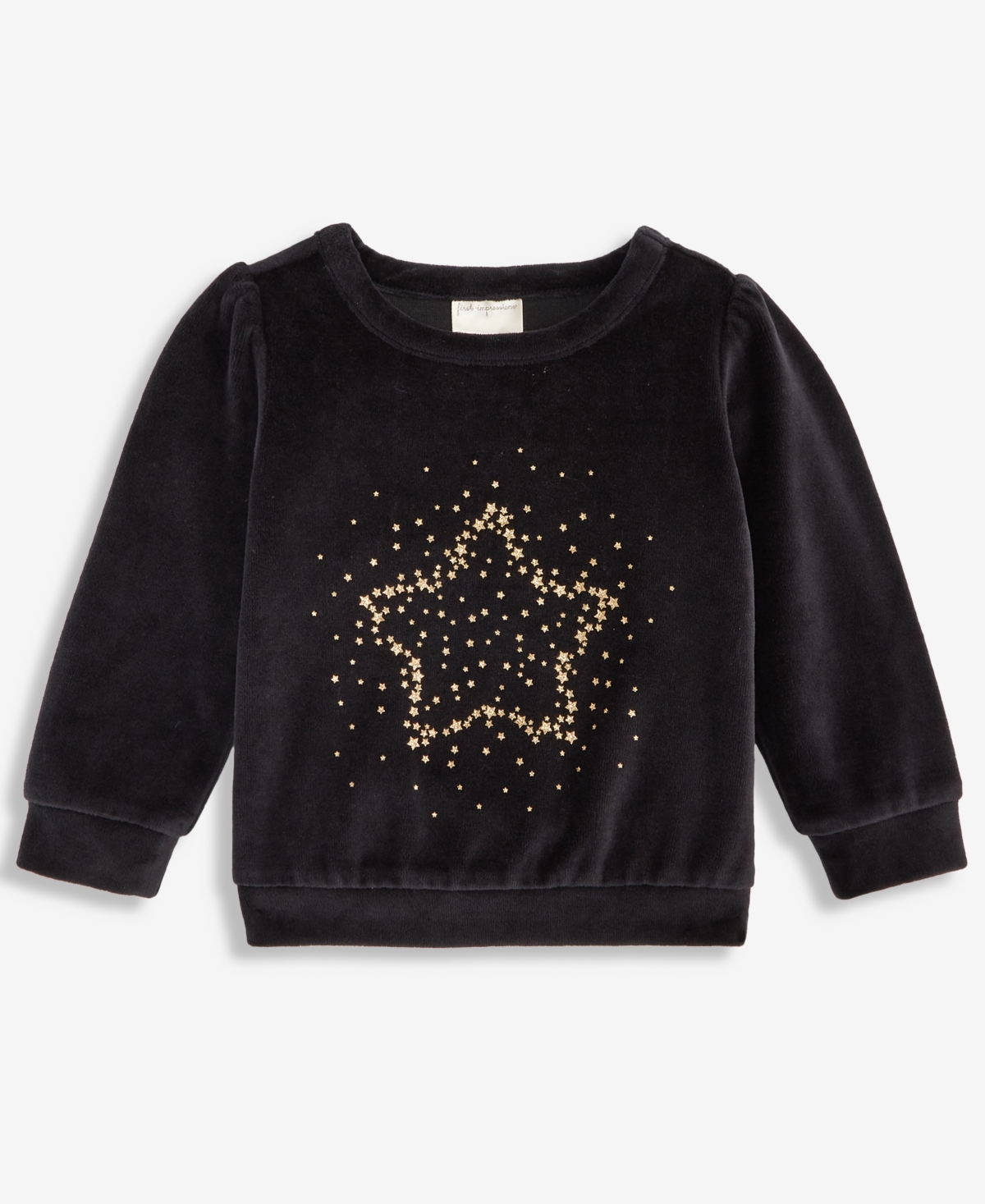 Click here for First Impressions Baby Girls Long-Sleeve Glitter-D... prices