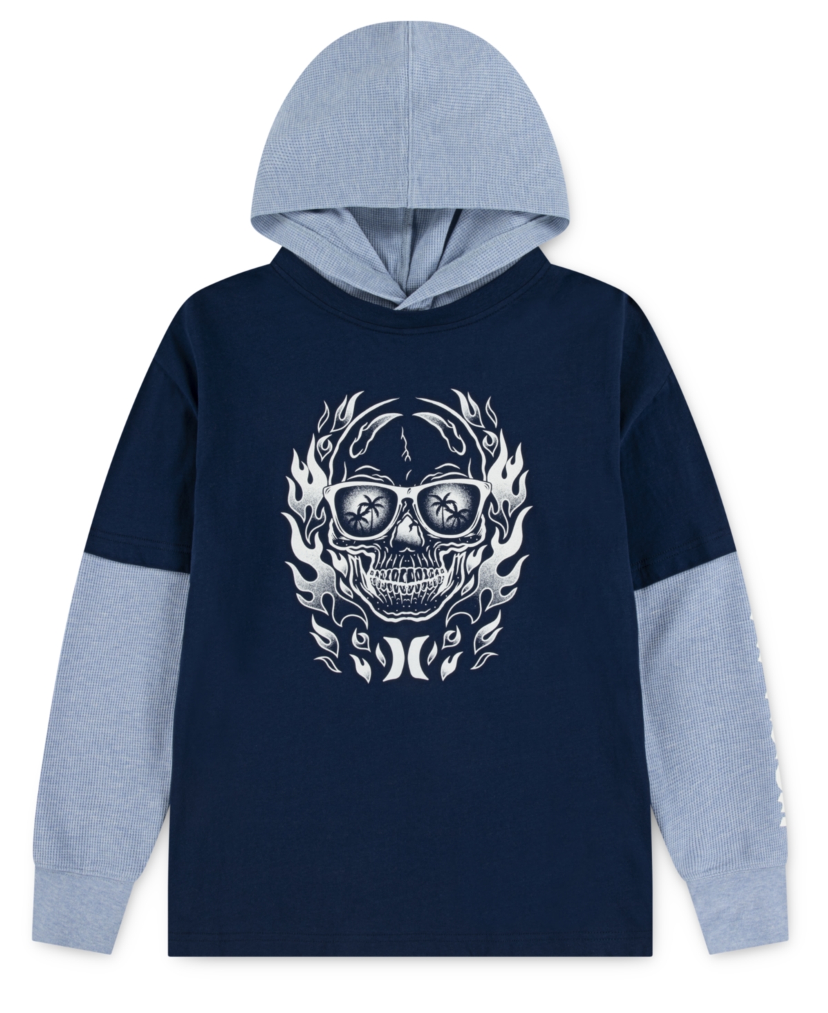 Click here for Hurley Big Boys Skull Graphic Hooded Sweatshirt -... prices