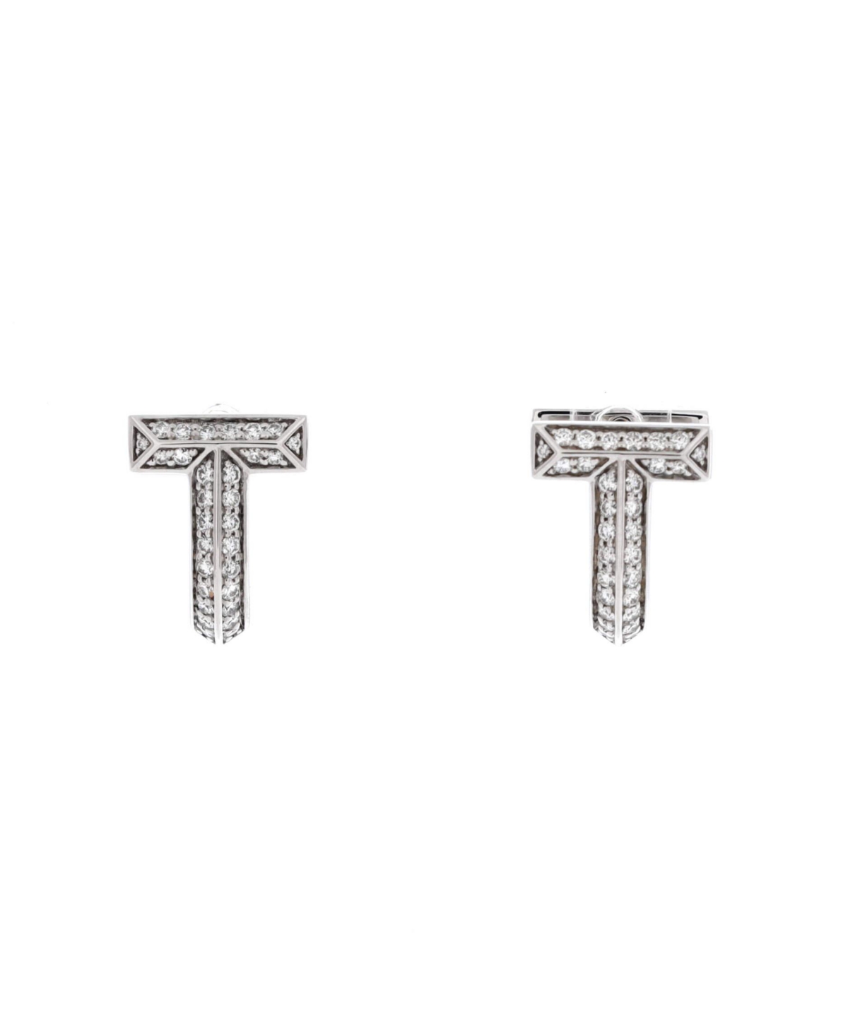 Click here for Pre-Owned Tiffany & Co. T1 Huggie Hoop Earrings -... prices