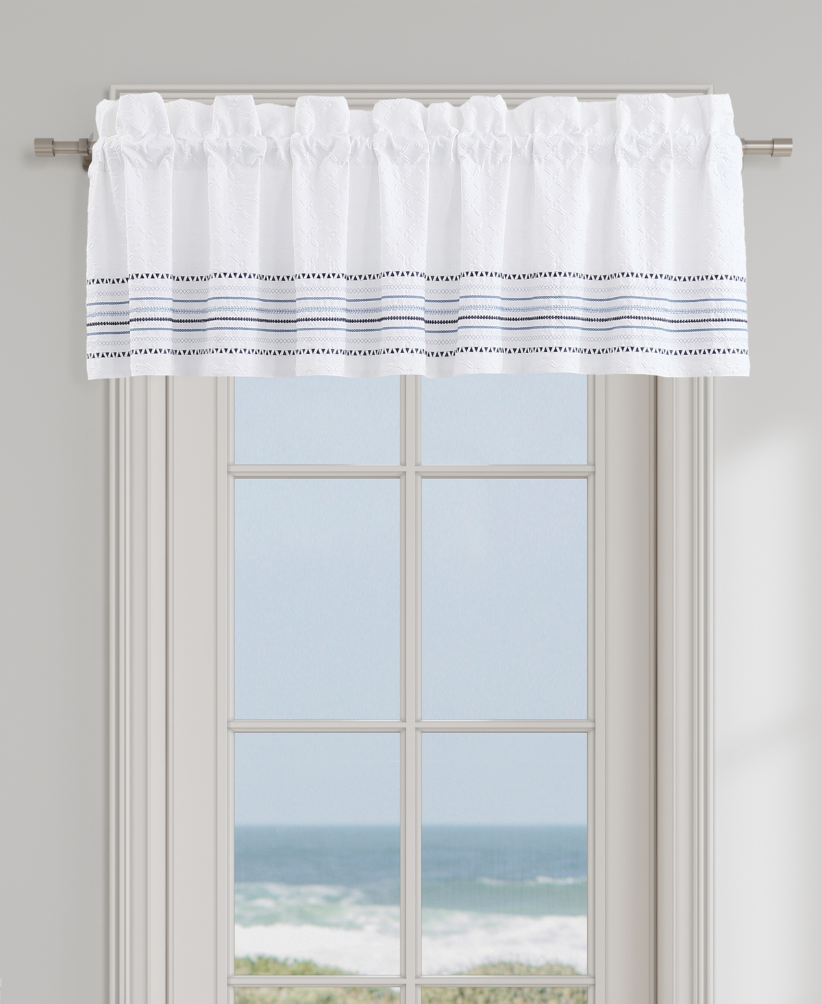 Click here for J Queen New York Bayside Window Straight Valance... prices