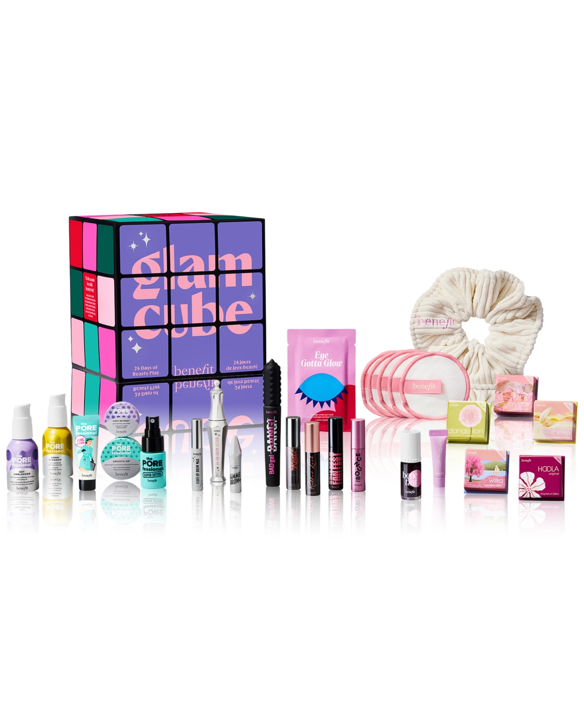Click here for Benefit Cosmetics 24-Pc. Glam Cube Makeup Advent C... prices