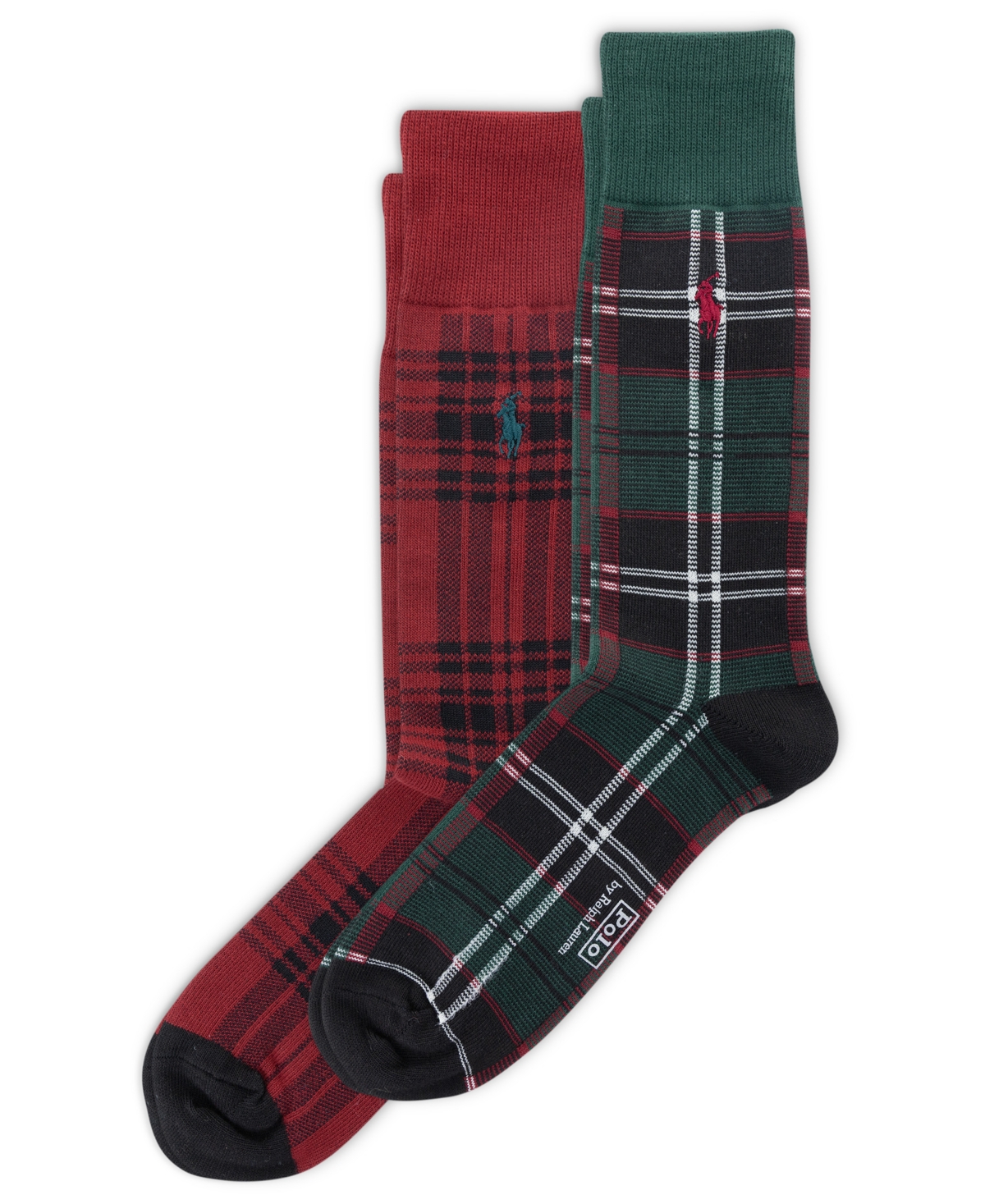 Click here for Polo Ralph Lauren Mens 2-Pack Holiday Plaids Socks... prices