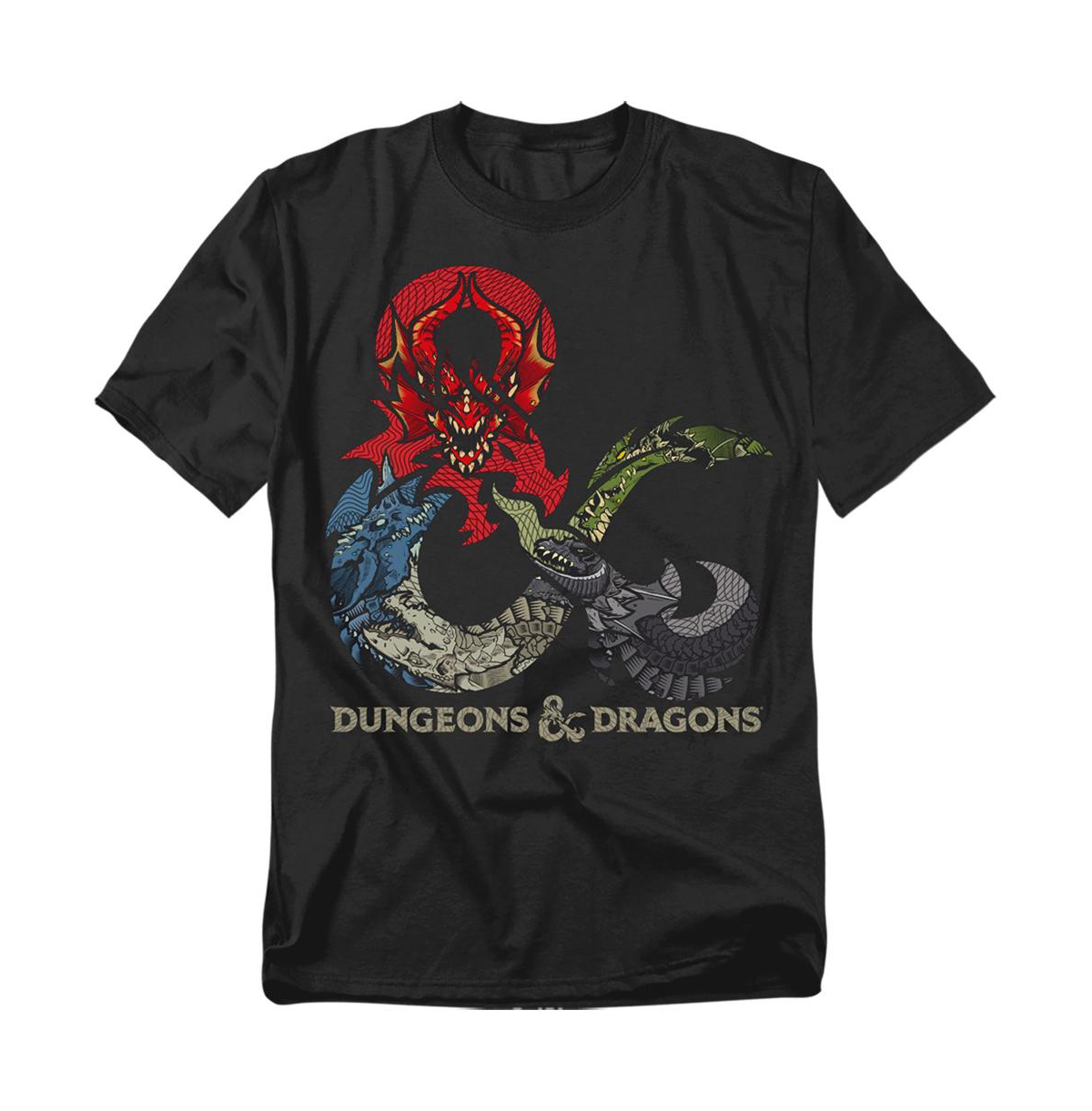 Click here for Logovision Mens Dragon Ampersand Logo T-Shirt - Bl... prices