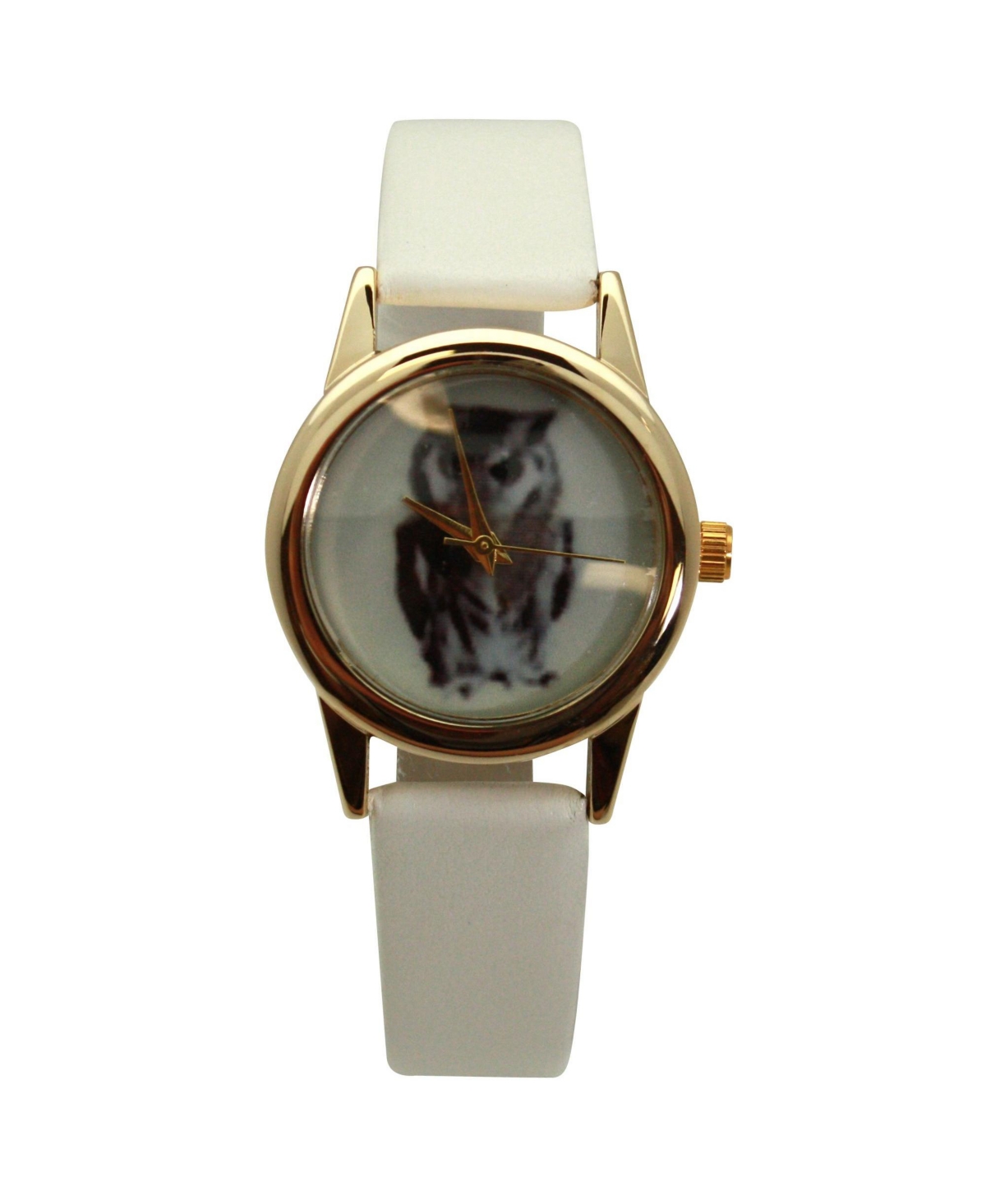 Click here for Olivia Pratt White Owl Drawing Face Faux Leather B... prices
