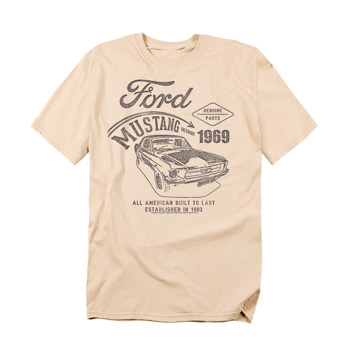 Click here for Logovision Mens Mustang Detroit T-Shirt - Cream prices