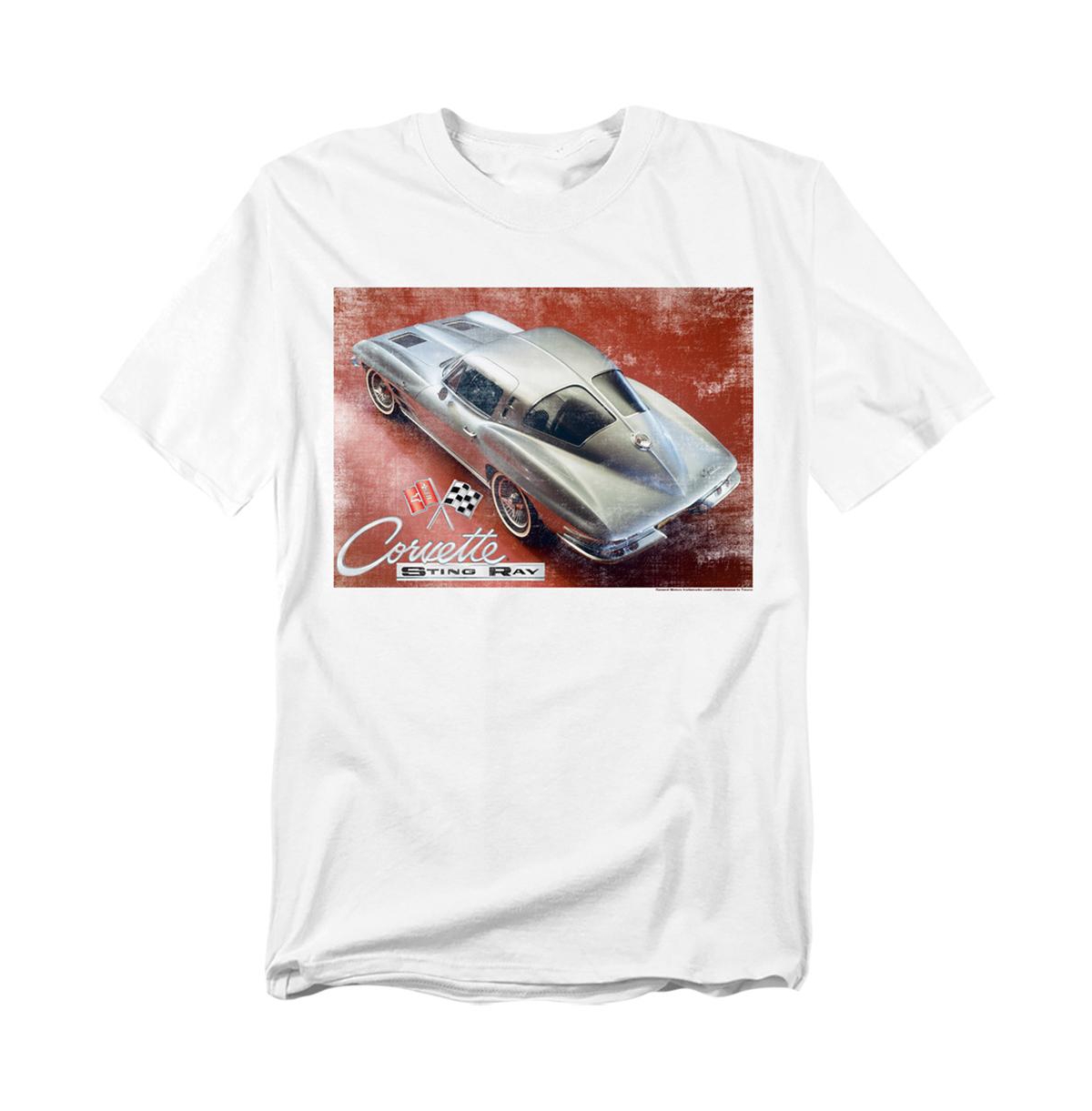 Click here for Logovision Mens Corvette Stingray T-Shirt - White prices