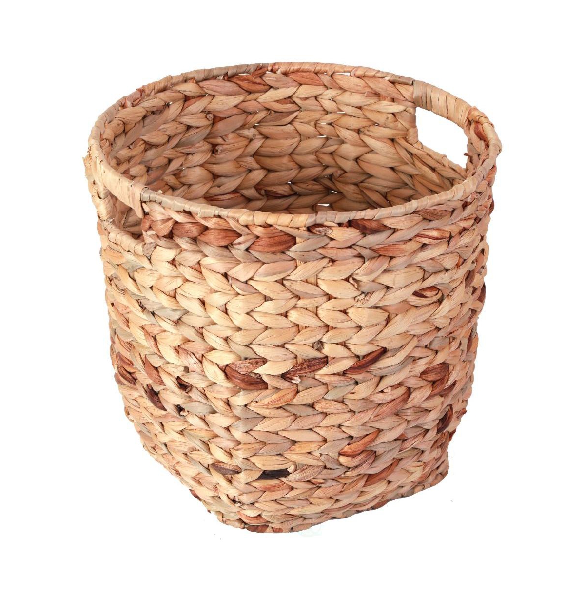 Click here for Wickerwise Large Round Water Hyacinth Wicker Baske... prices