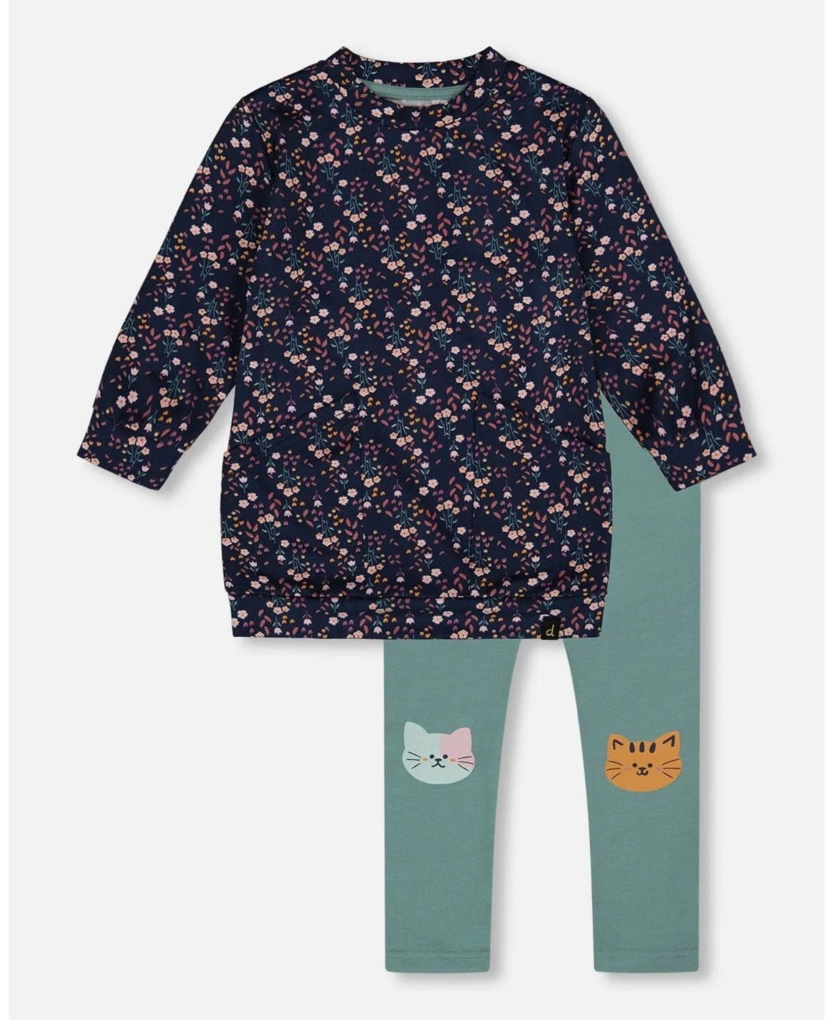 Click here for Deux par Deux Baby Girl Tunic and Leggings Set Nav... prices