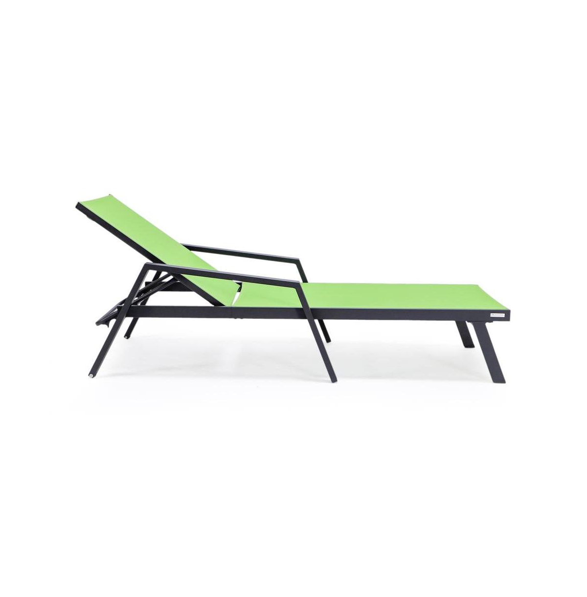 Click here for LeisureMod Lounge Chair With Armrests in Black Alu... prices