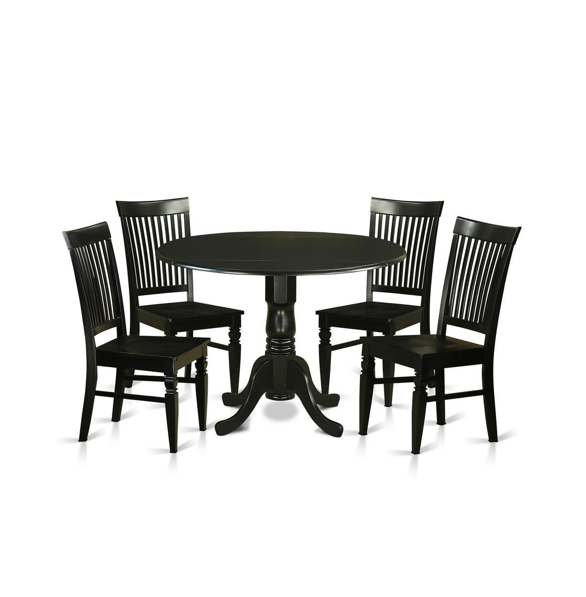 Click here for East West Furniture 5 Pc small Kitchen Table set -... prices