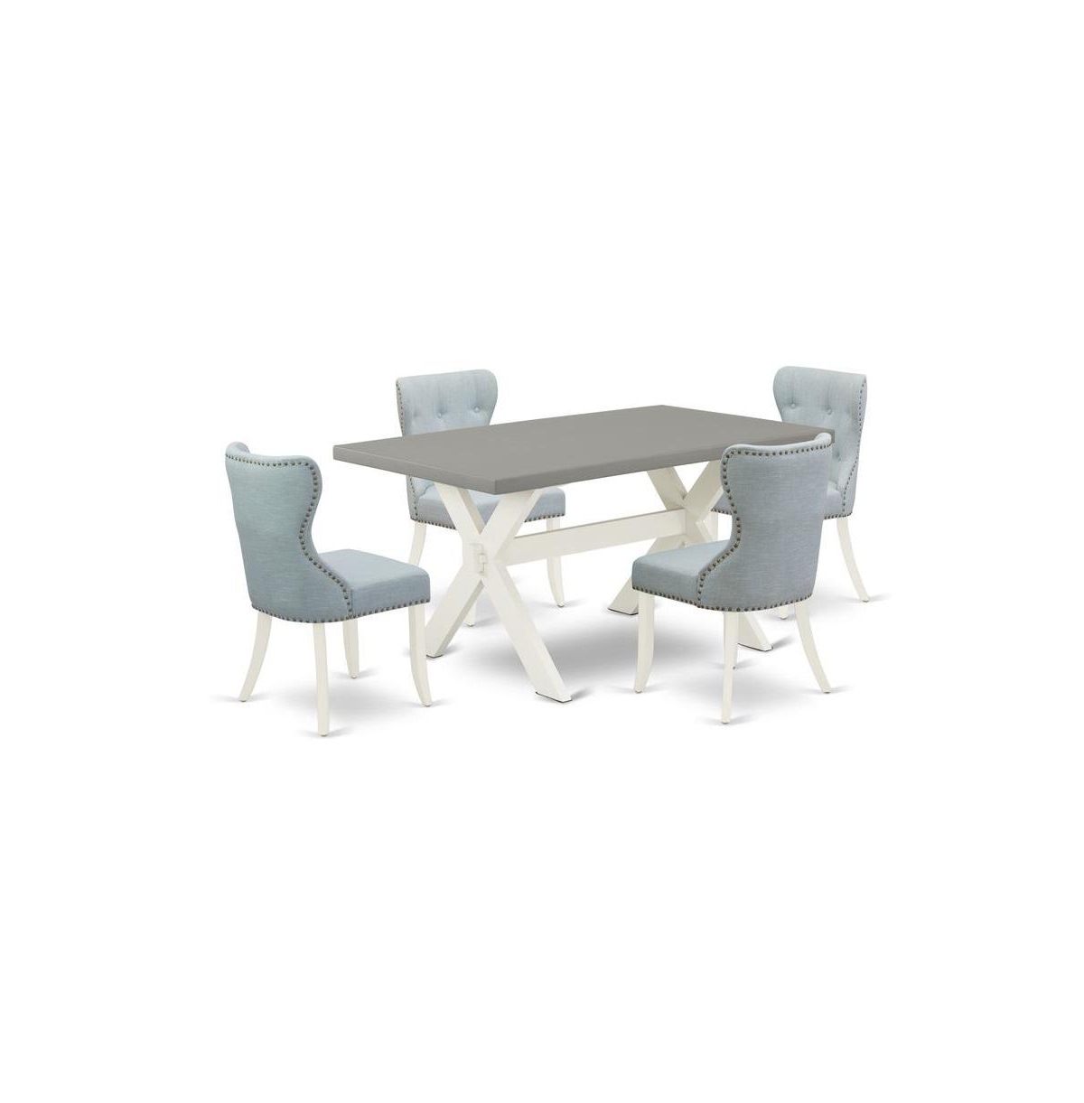 Click here for East West Furniture 5-Pc Kitchen Dining Room Set-... prices