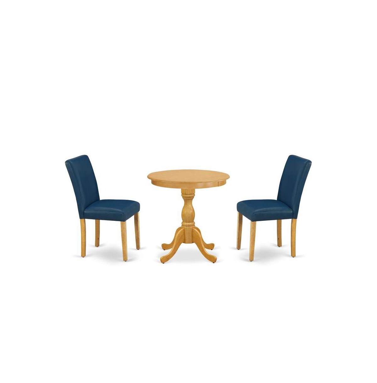 Click here for East West Furniture 3-Pc Dining Table Set - 2 Pars... prices