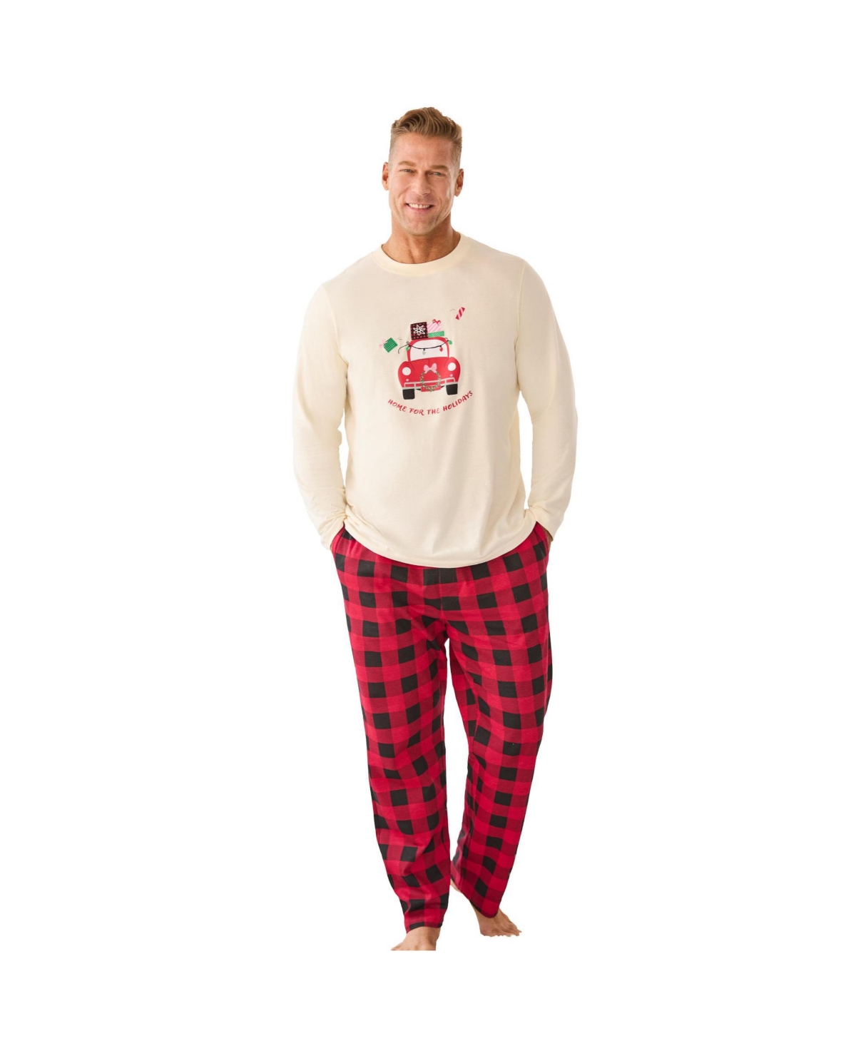 Click here for Dreams & Co. Womens Men S Pajama Set - Red buffalo... prices