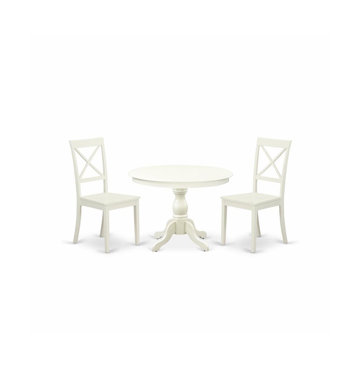 Click here for East West Furniture 3 Piece Dining Room Set - Line... prices