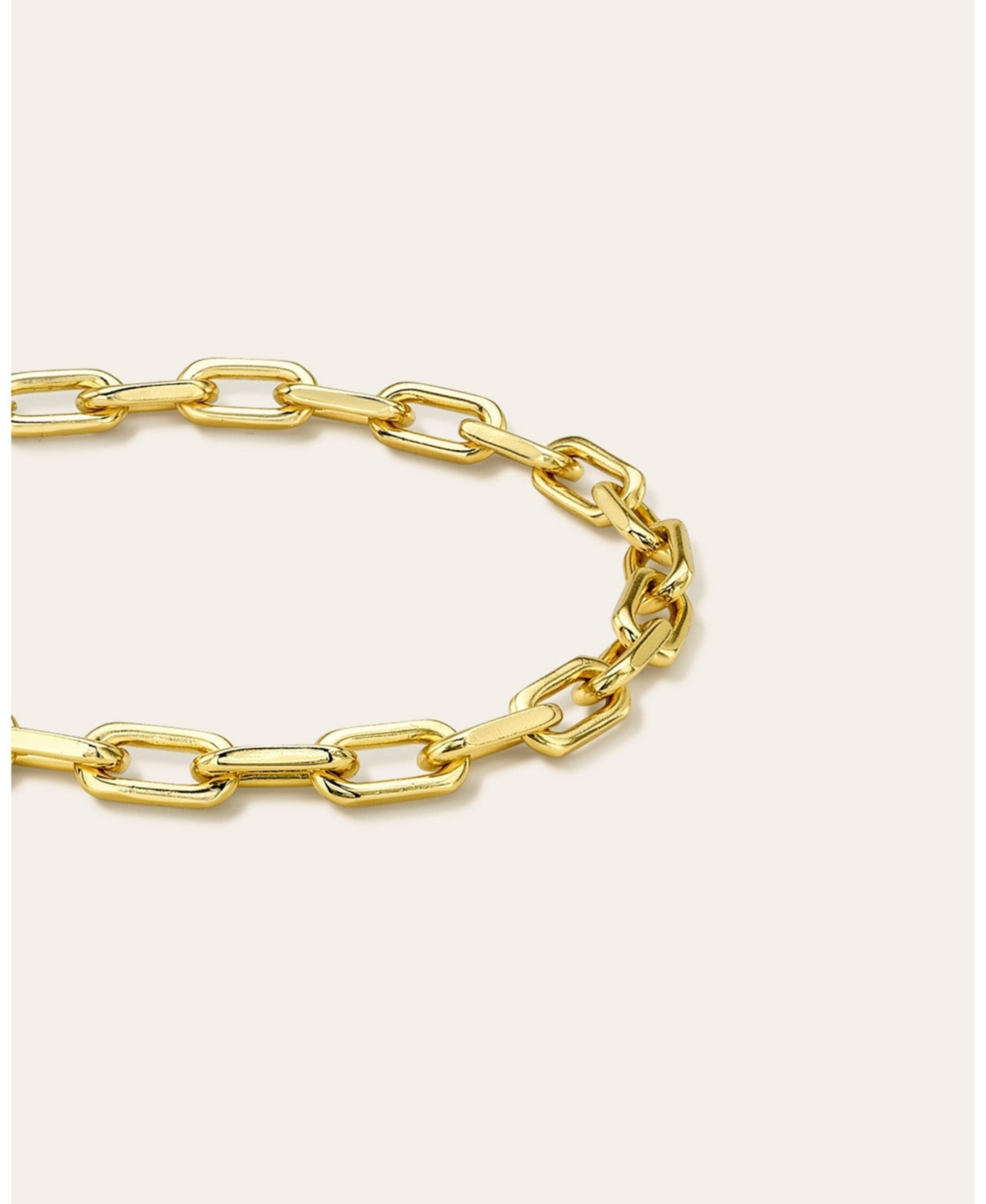 Click here for Zoe Lev Large Open Link Chain Bracelet - Yellow go... prices