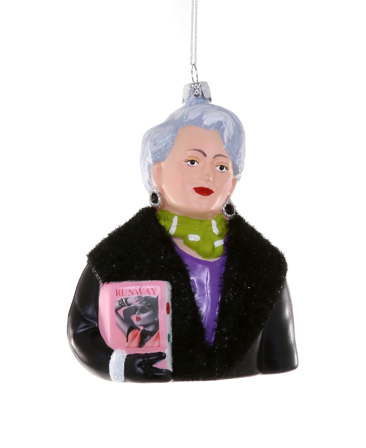 Click here for Cody Foster & Co. Miranda Priestly Glass Ornament... prices
