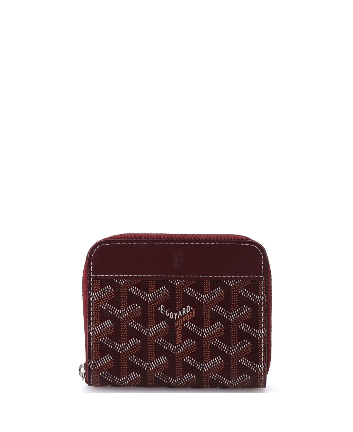 Click here for Pre-Owned Goyard Pm Matignon Zip Wallet Coated Can... prices