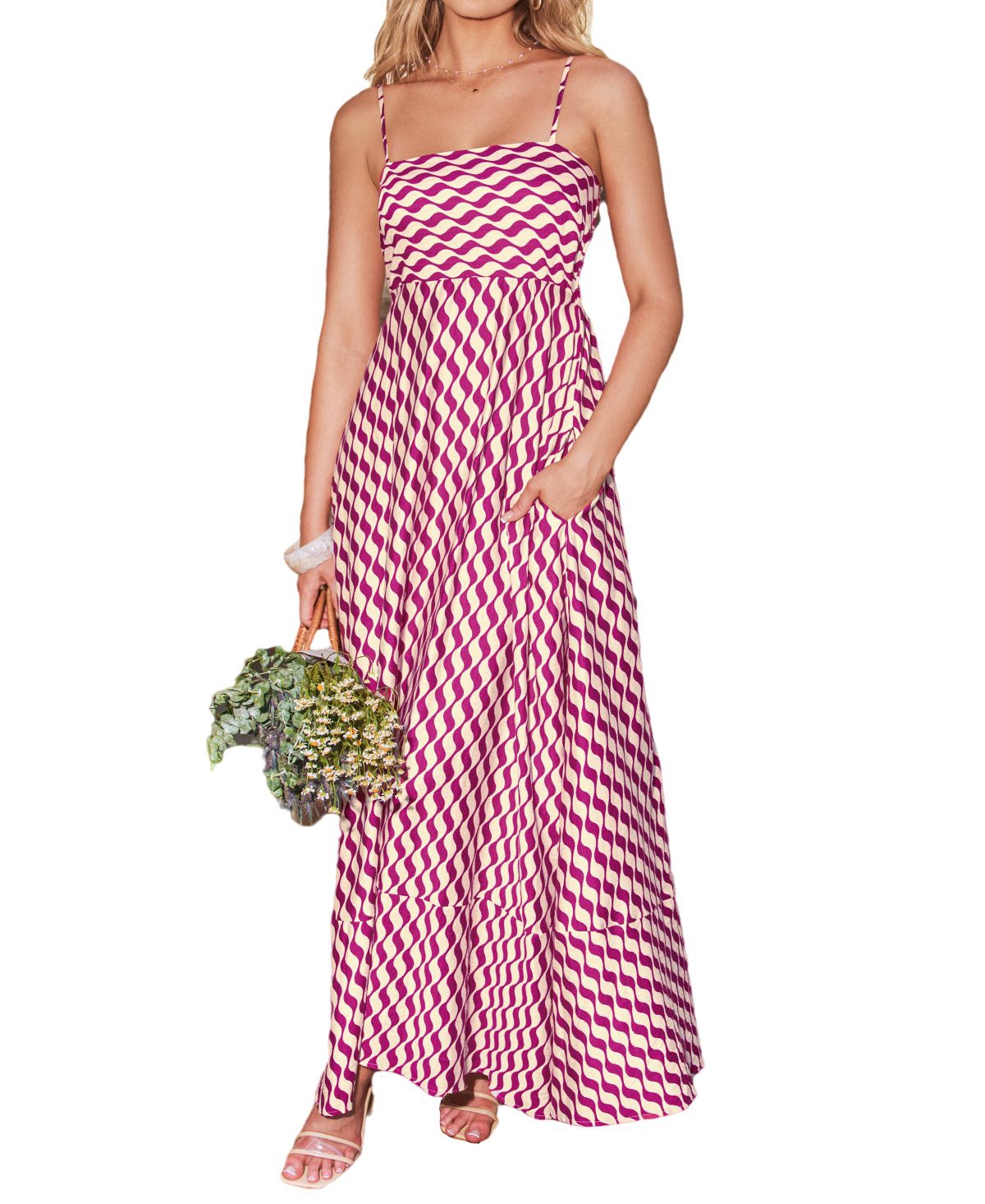 Click here for Cupshe Womens Run the Show Abstract Maxi Beach Dre... prices