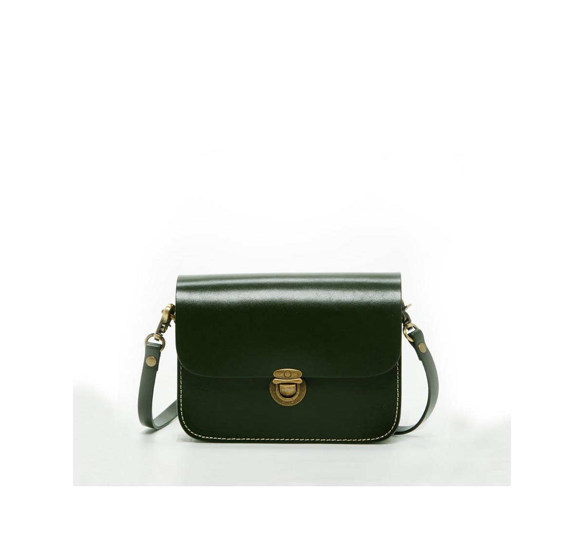 Click here for Susu Dark Green Genuine Leather Crossbody Bag Smal... prices