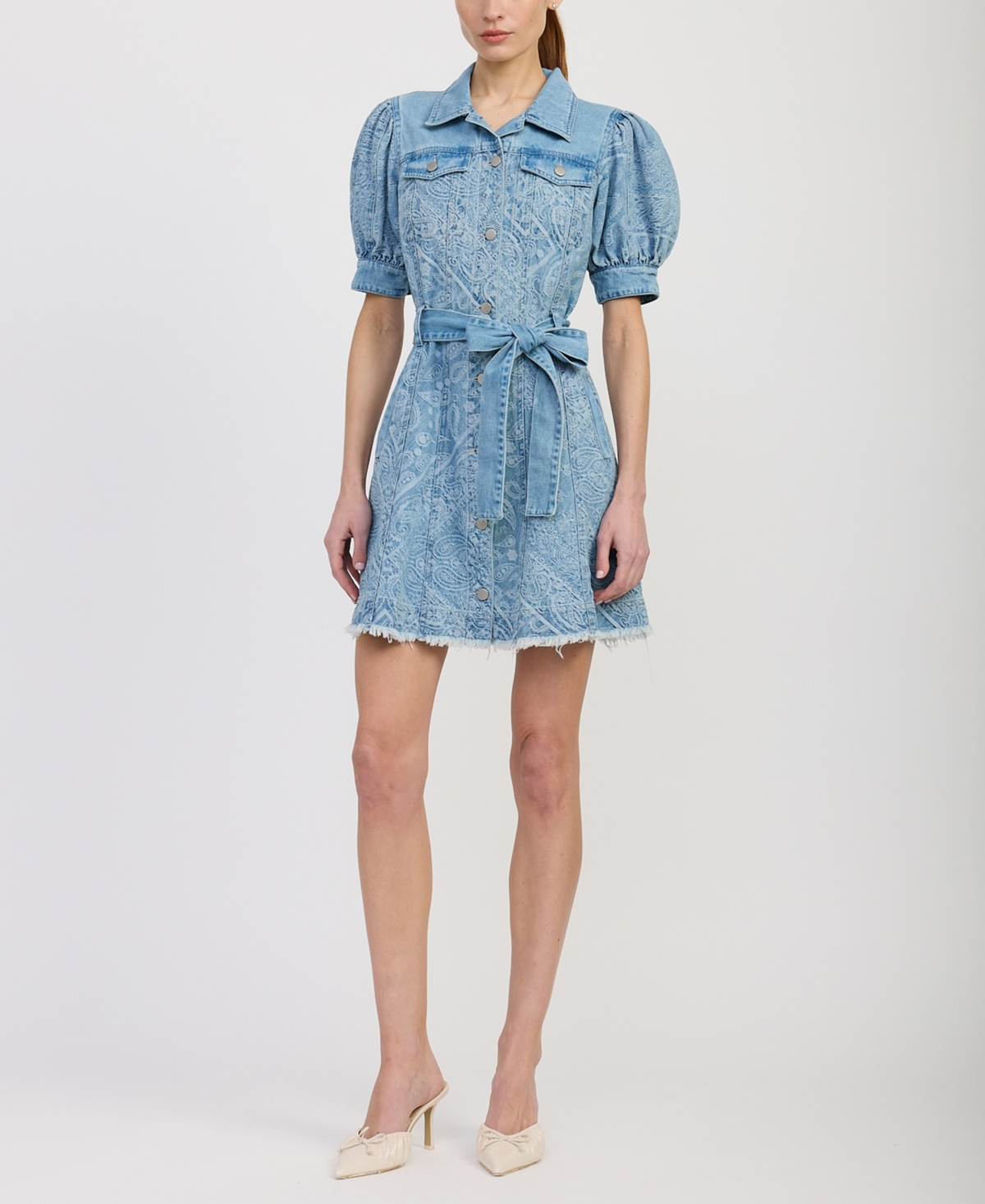 Click here for En Saison Womens Tarak Mini Dress - Bandana Print... prices