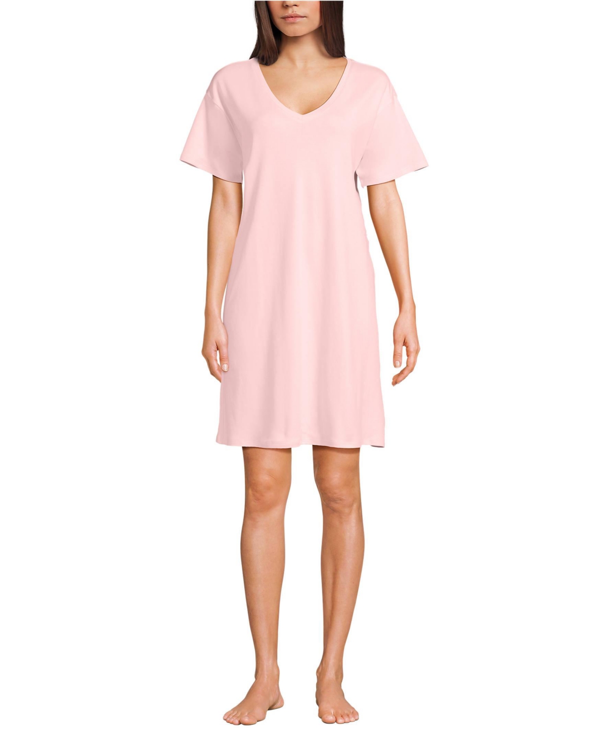 Click here for Lands End Womens Interlock Above the Knee Nightgow... prices