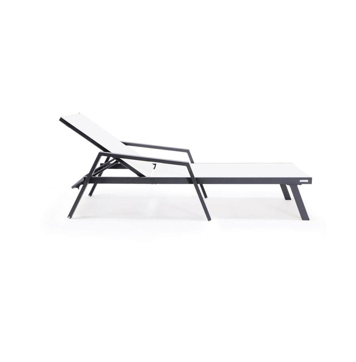 Click here for LeisureMod Lounge Chair With Armrests in Black Alu... prices