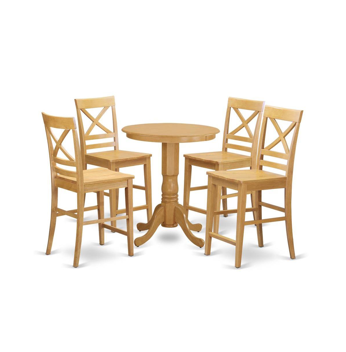 Click here for East West Furniture 5 Pc counter height pub set -... prices