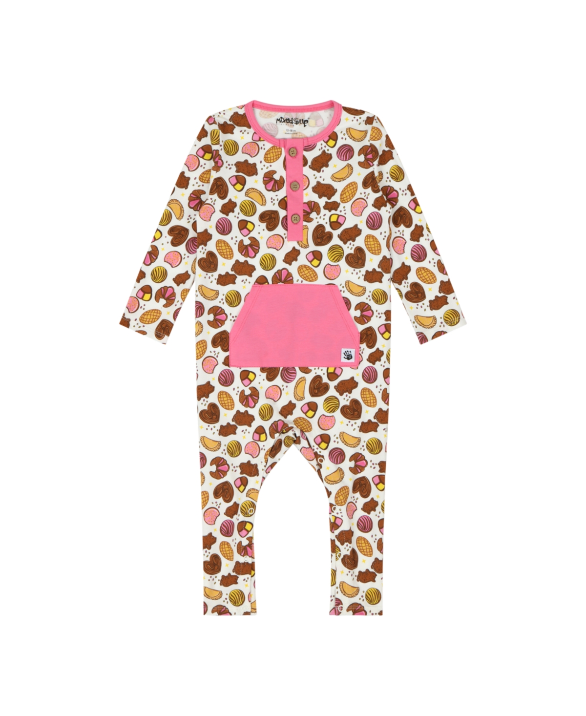 Click here for Mixed Up Clothing Baby Kangaroo Pocket Romper - Pa... prices