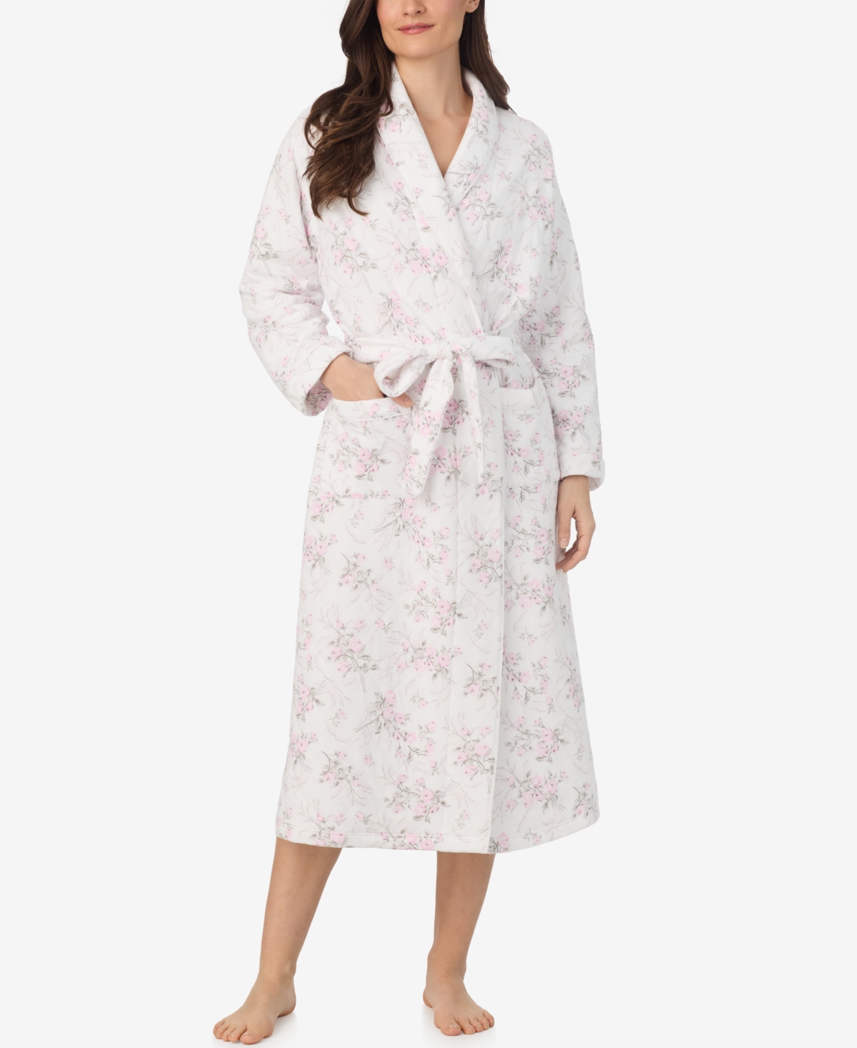 Click here for Eileen West Womens Long Sleeve Diamond Quilt Balle... prices