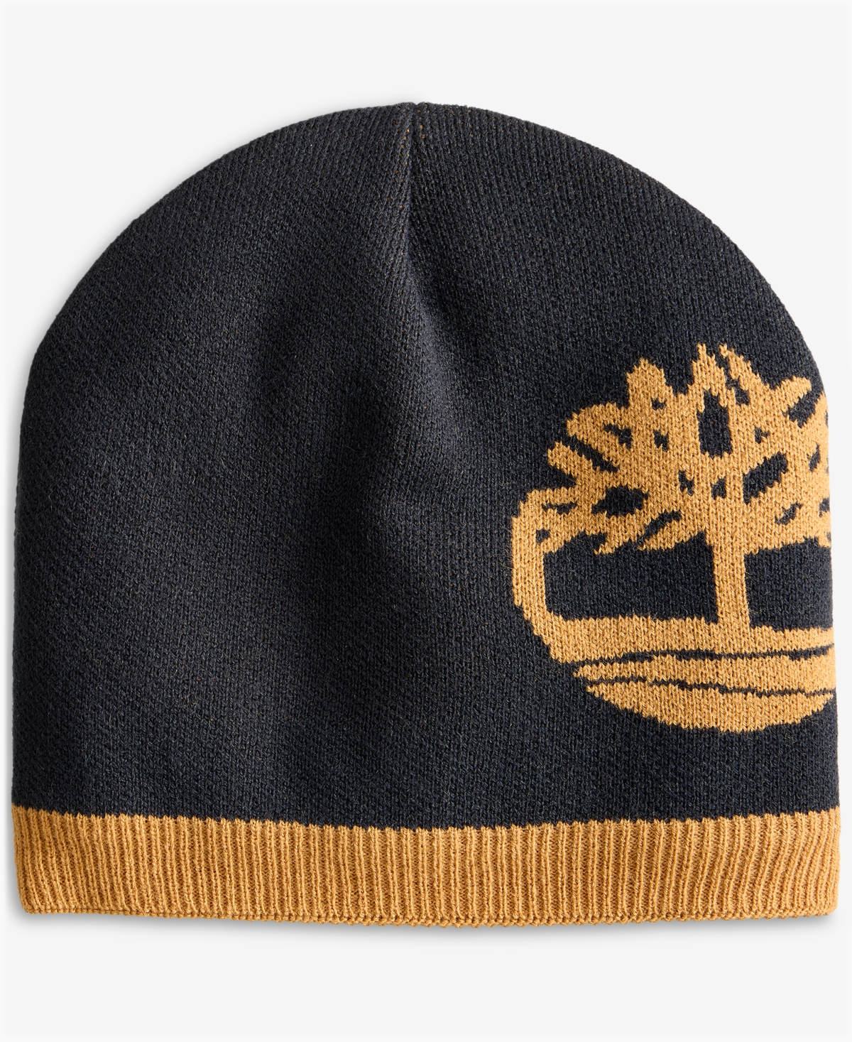Click here for Timberland Mens Reversible Logo Beanie Hat - Black prices