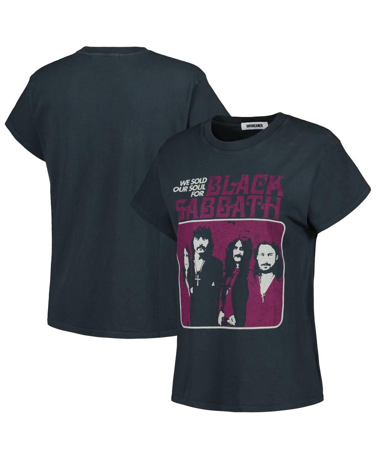 Click here for Daydreamer Womens Charcoal Black Sabbath Tour Grap... prices