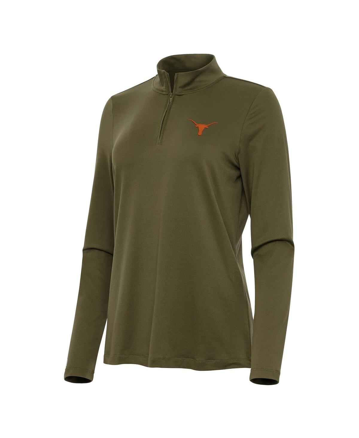 Click here for Antigua Womens Olive Texas Longhorns Reprocess Qua... prices