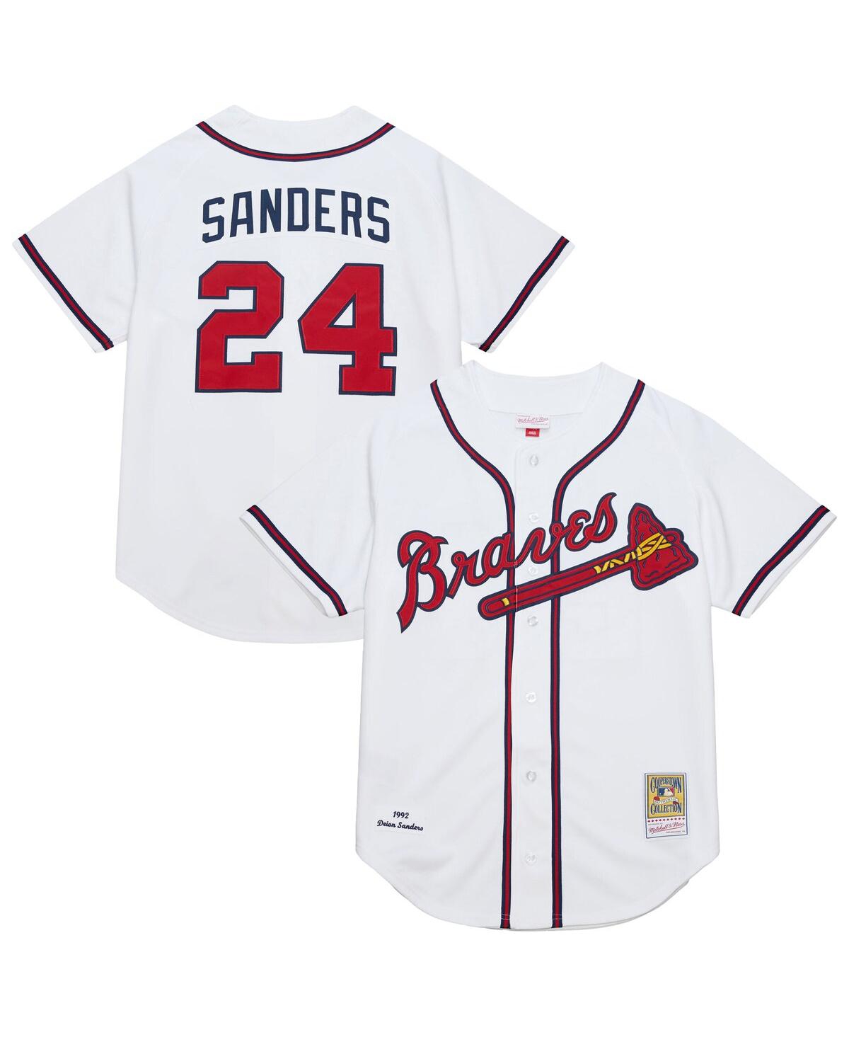 Click here for Mitchell & Ness Mens Deion Sanders White Atlanta B... prices