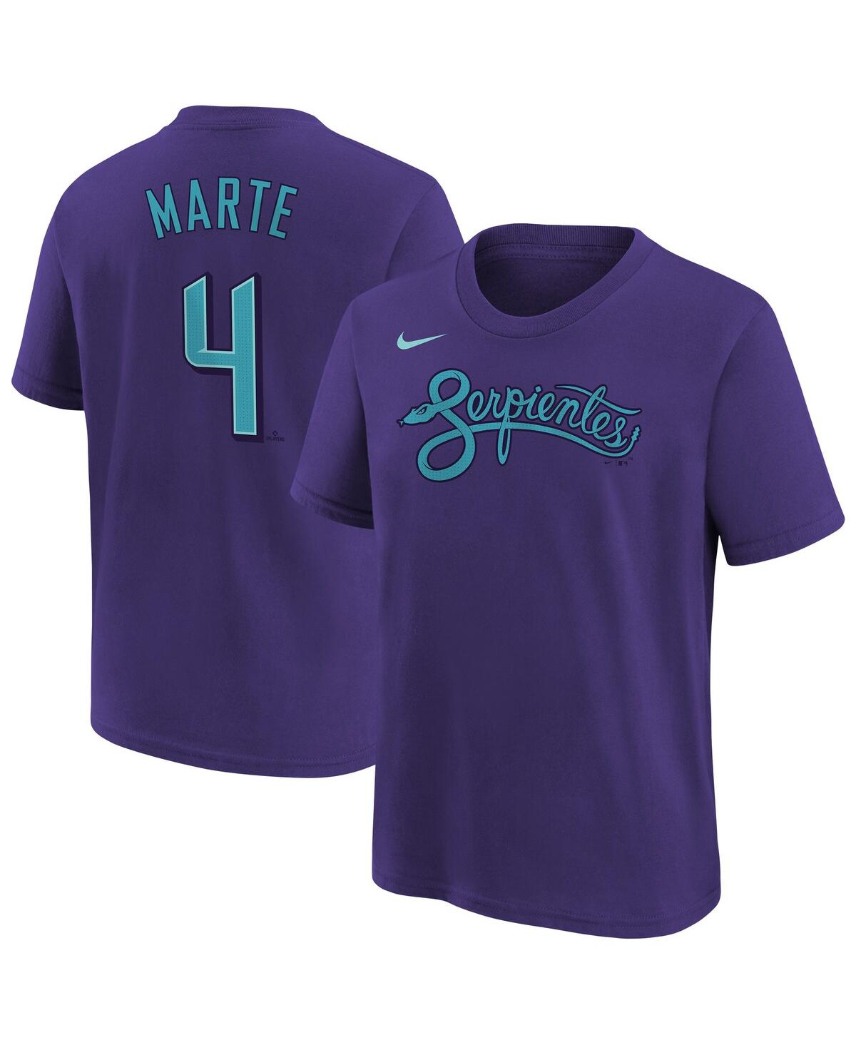 Click here for Nike Big Boys and Girls Ketel Marte Purple Arizona... prices