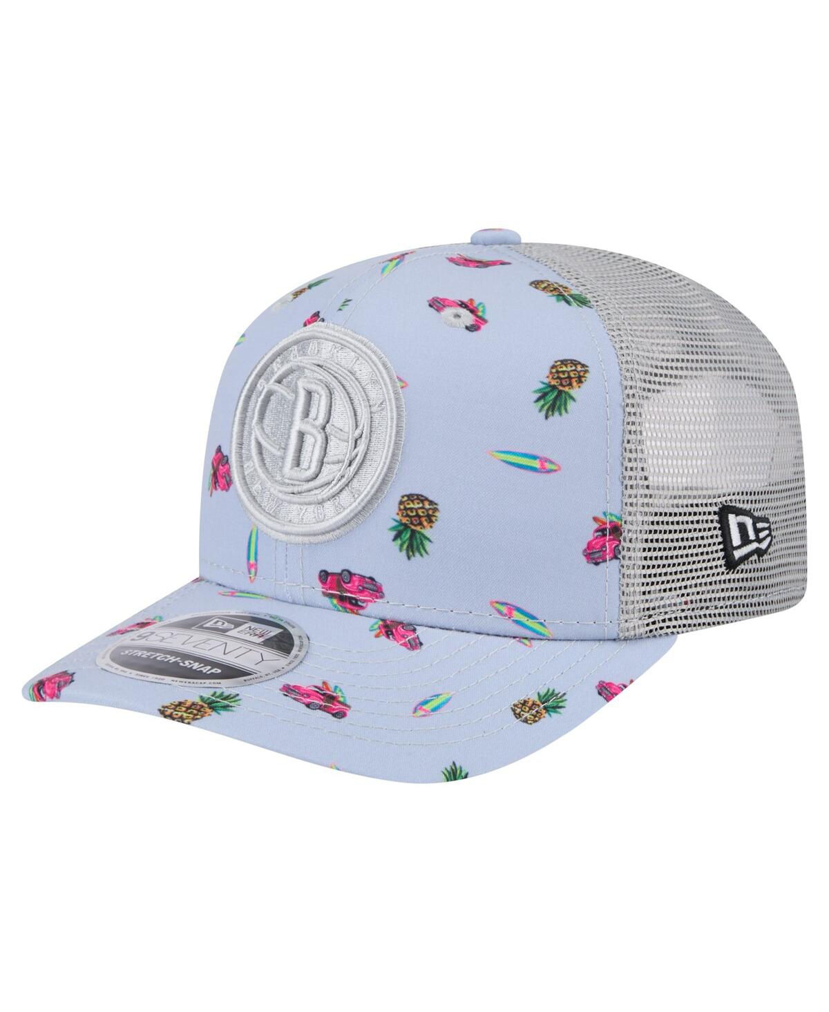 Click here for New Era Mens Light Blue/Gray Brooklyn Nets Adventu... prices