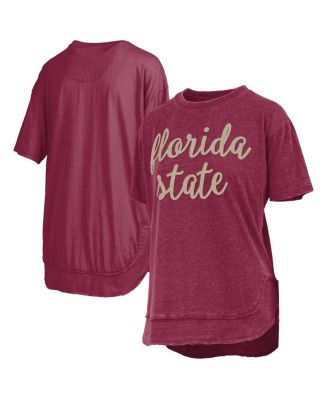 Pressbox Women's Garnet Florida State Seminoles Poncho T-Shirt - Macy's