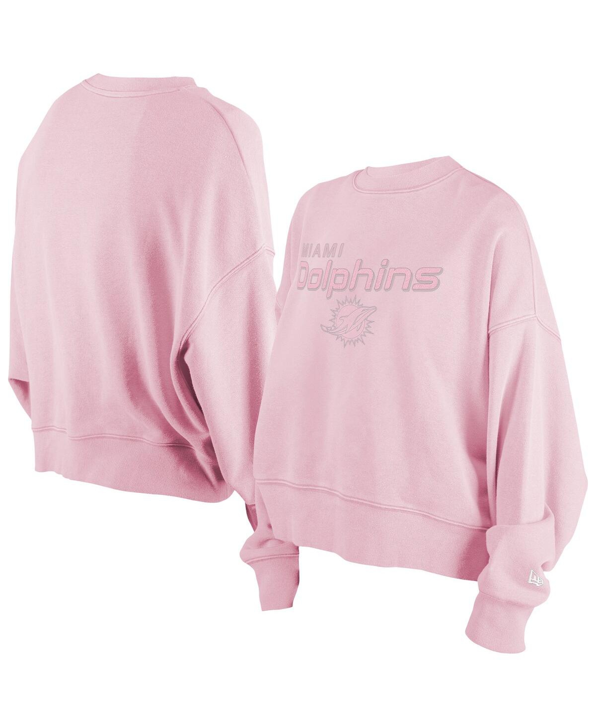 Click here for New Era Womens Pink Miami Dolphins Cozy Pullover S... prices