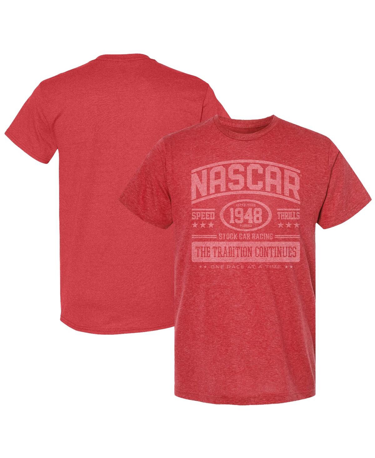Click here for Checkered Flag Sports Mens Heather Red Nascar Life... prices