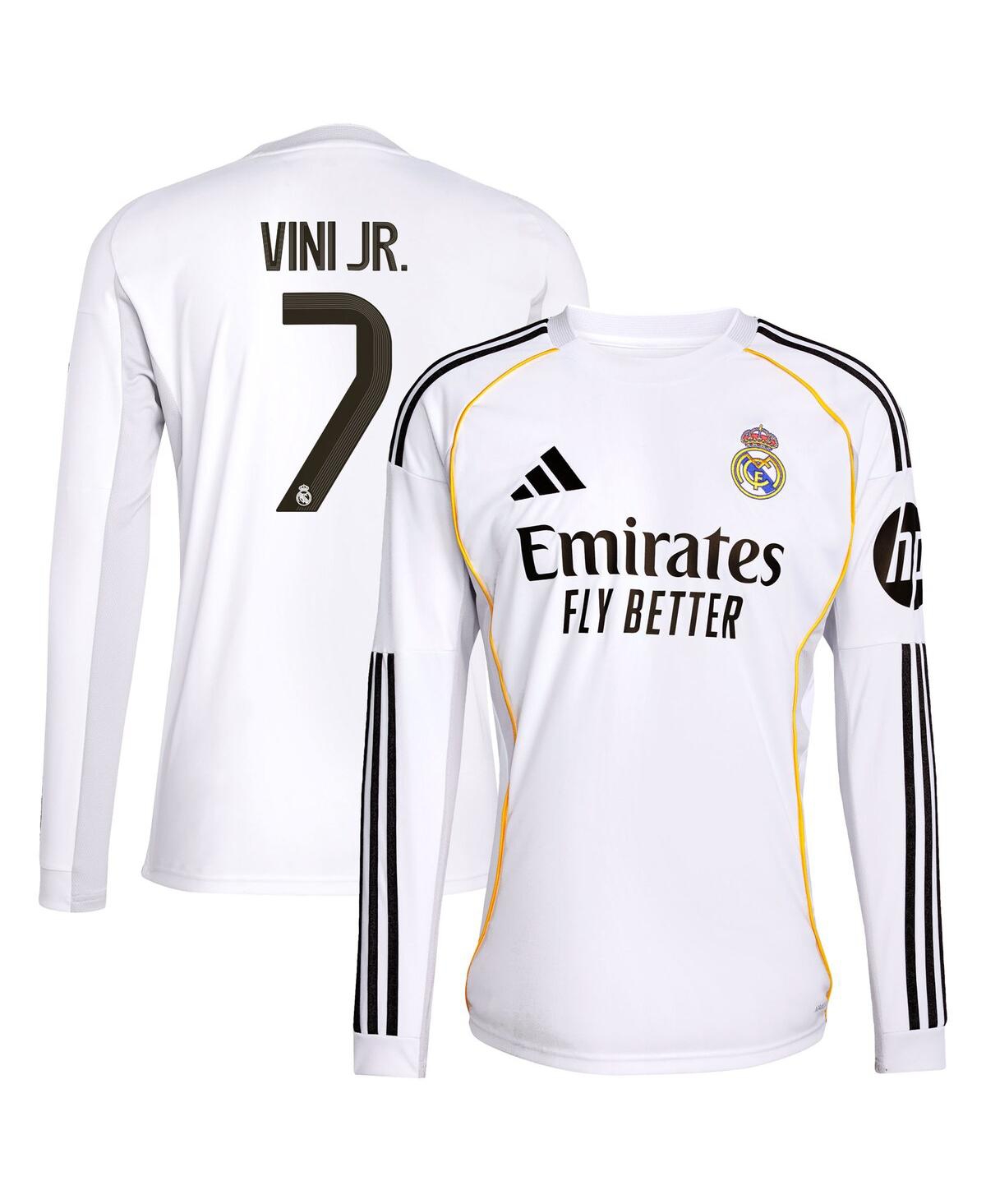 Click here for Adidas Mens Vini Jr. White Real Madrid 2025/26 Hom... prices
