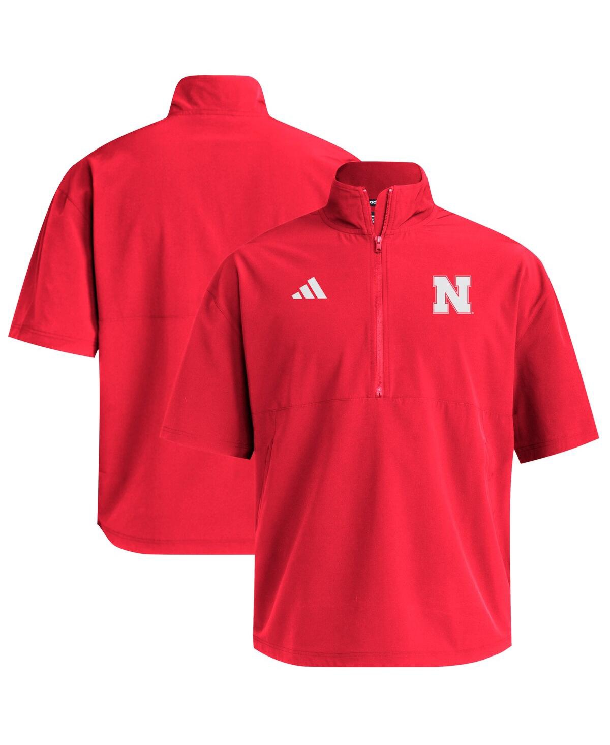 Click here for Adidas Mens Scarlet Nebraska Huskers Woven Quarter... prices