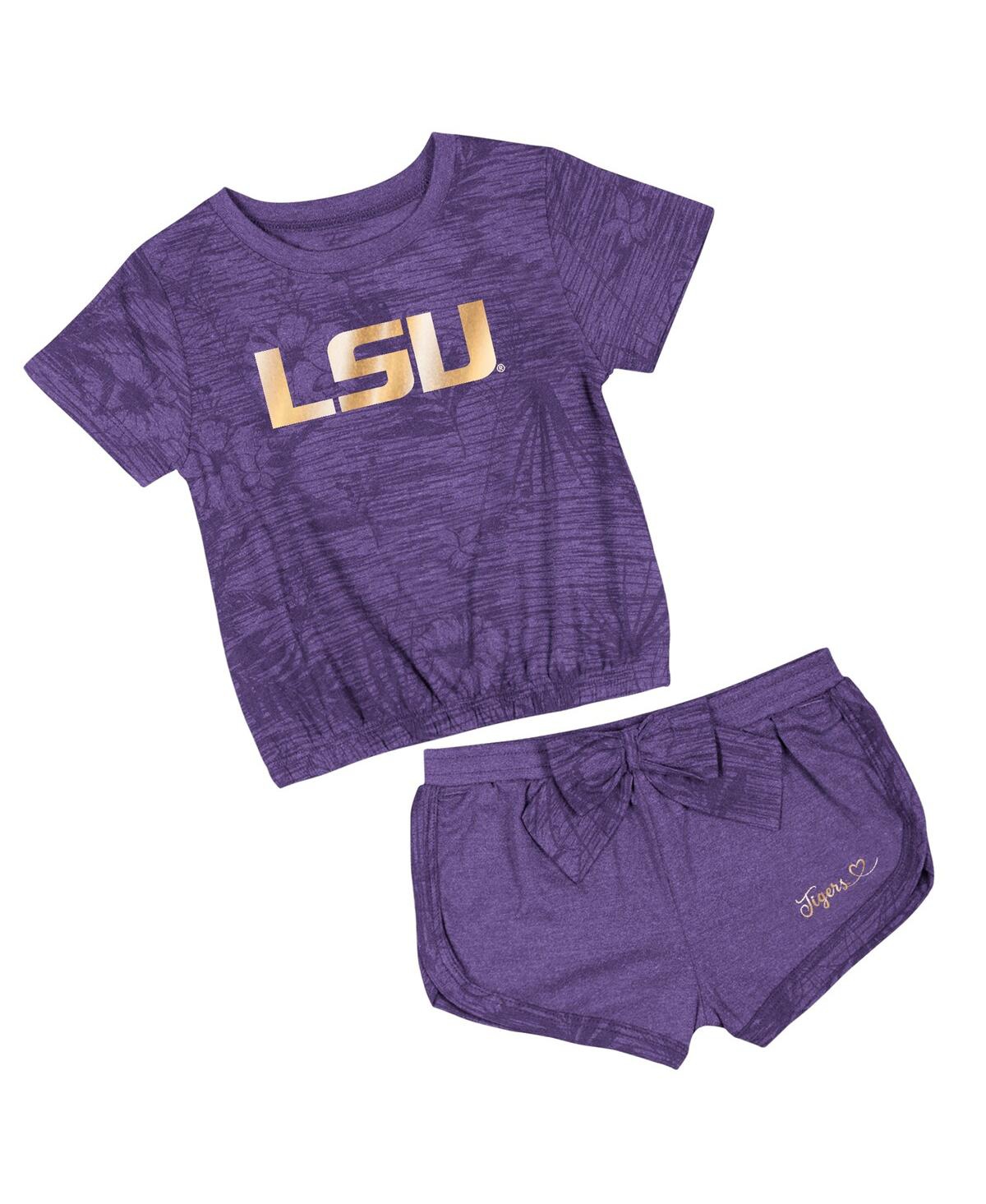 Click here for Colosseum Toddler 2-Piece Purple Lsu Tigers Fern T... prices