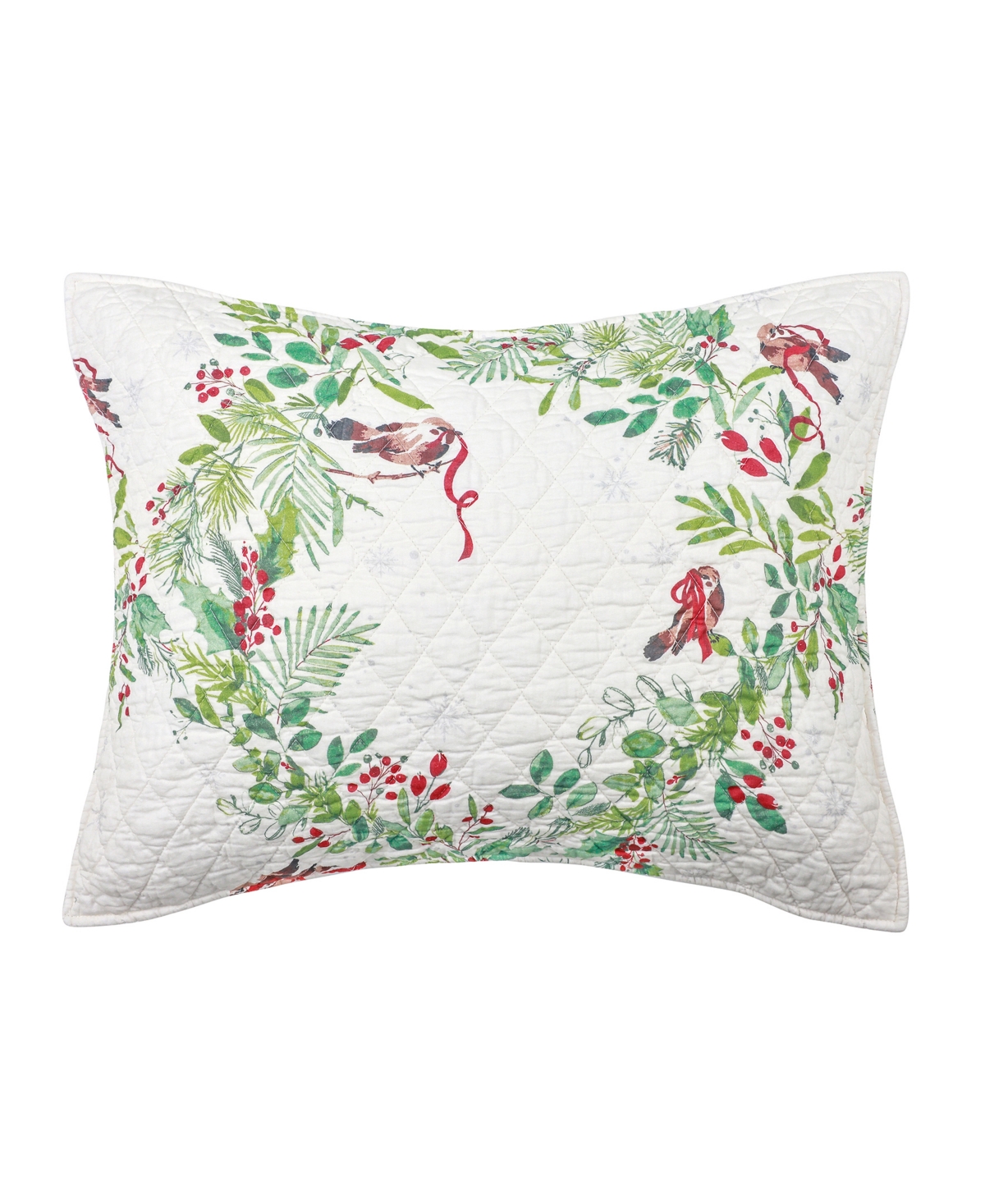 Click here for Levtex Home Tinsel Tidings Sham  Standard - Cream prices