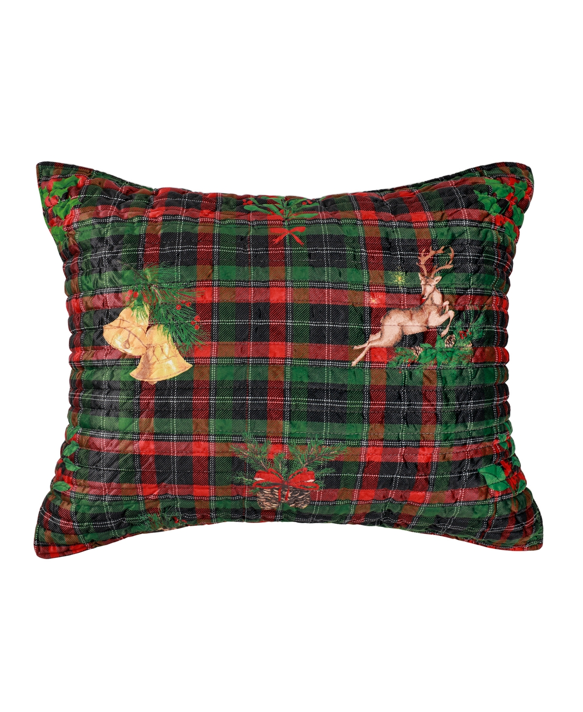 Click here for Levtex Home Merry Tartan Sham  Standard - Green prices